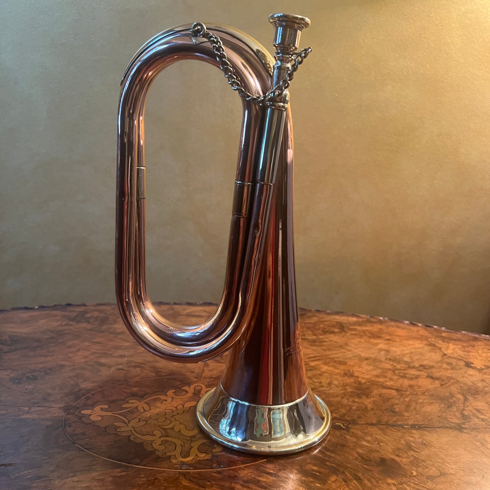 Antique Brass Copper Military Bugle Anzacs The Great War – Antiques Yeah