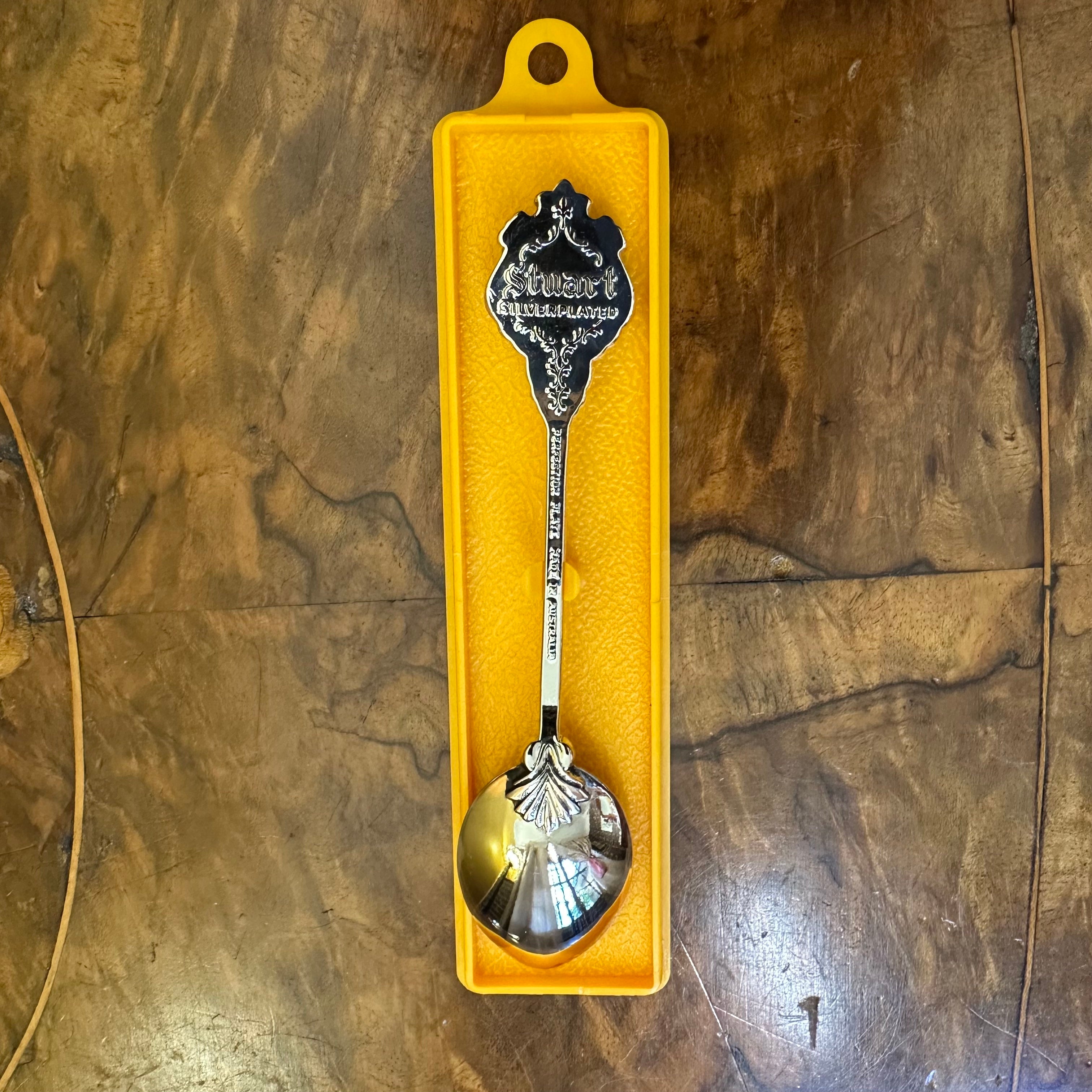 Stuart Silver Plated Endeavour HS Honour Bound Spoon – Antiques Yeah