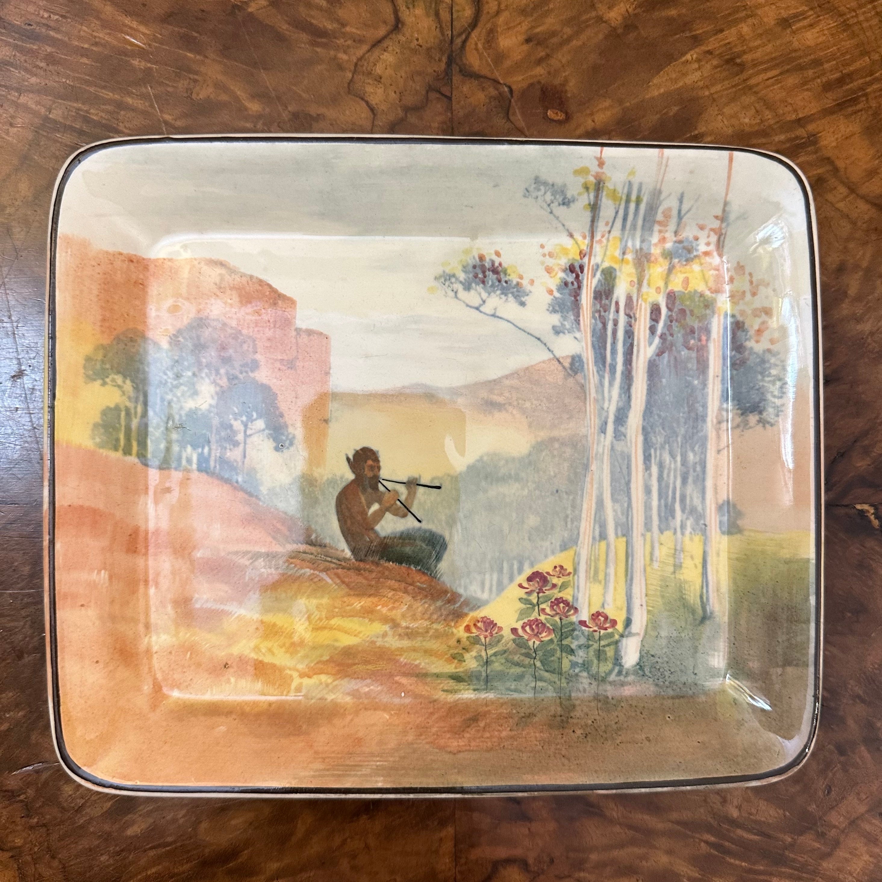 Vintage Royal Doulton Australian Themed Pipes of Pan Tray – Antiques Yeah